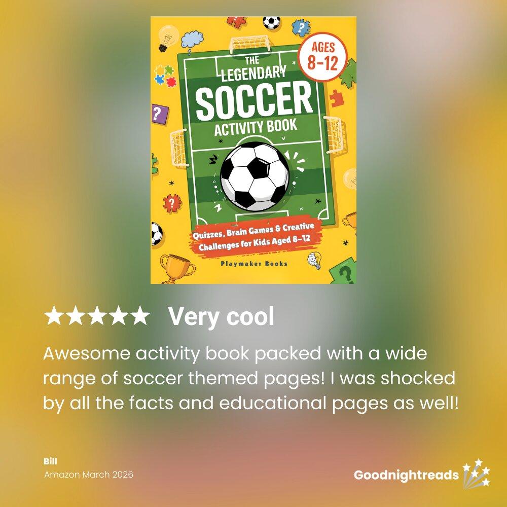 All About The Legendary Soccer Activity Book
